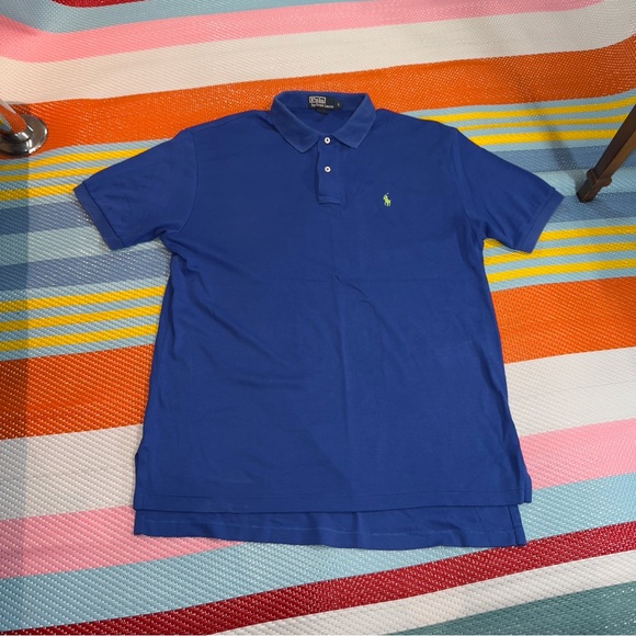 Ralph Lauren | Shirts | Polo Ralph Lauren Royal Blue Green Polo Shirt ...